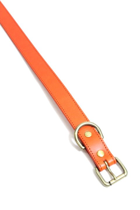 RE.ACT/BUTTERO LEATHER Narrow Belt-Orange – redtriangle