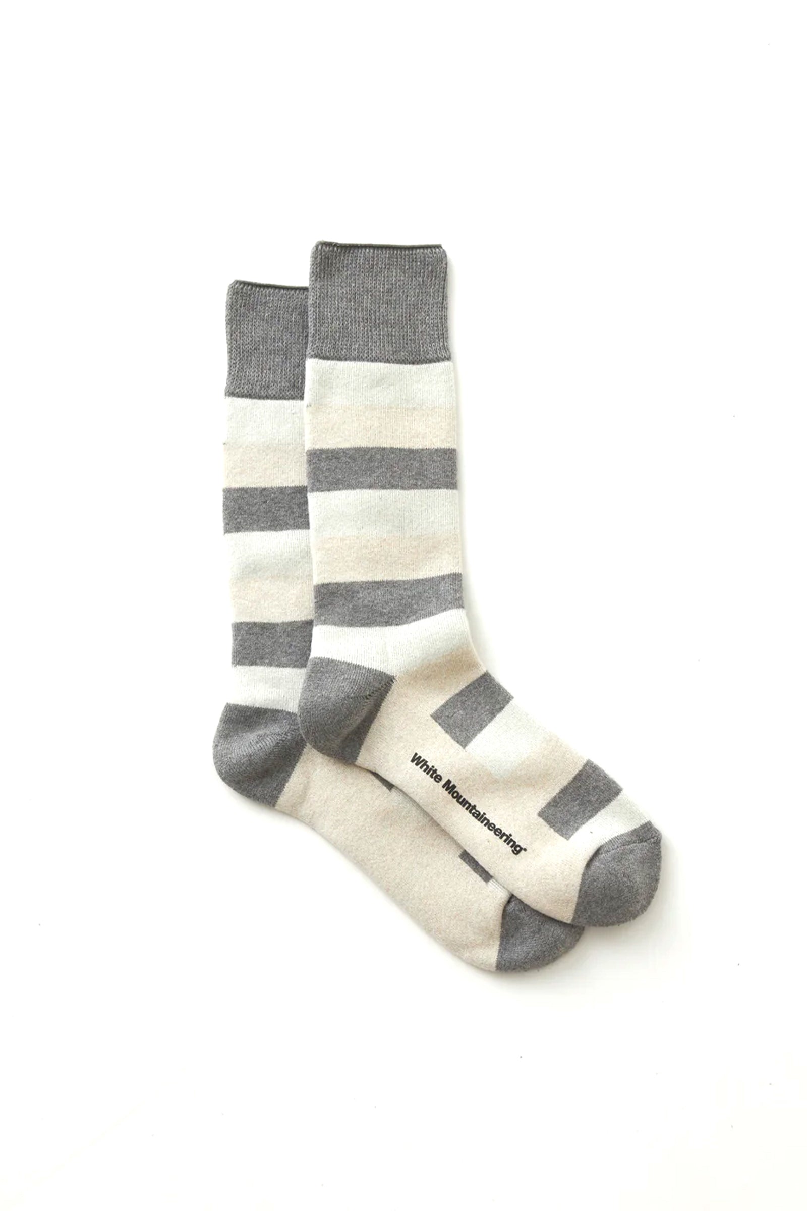 White Mountaineering / STRIPE SOCKS - WM2471811/IVORY – redtriangle